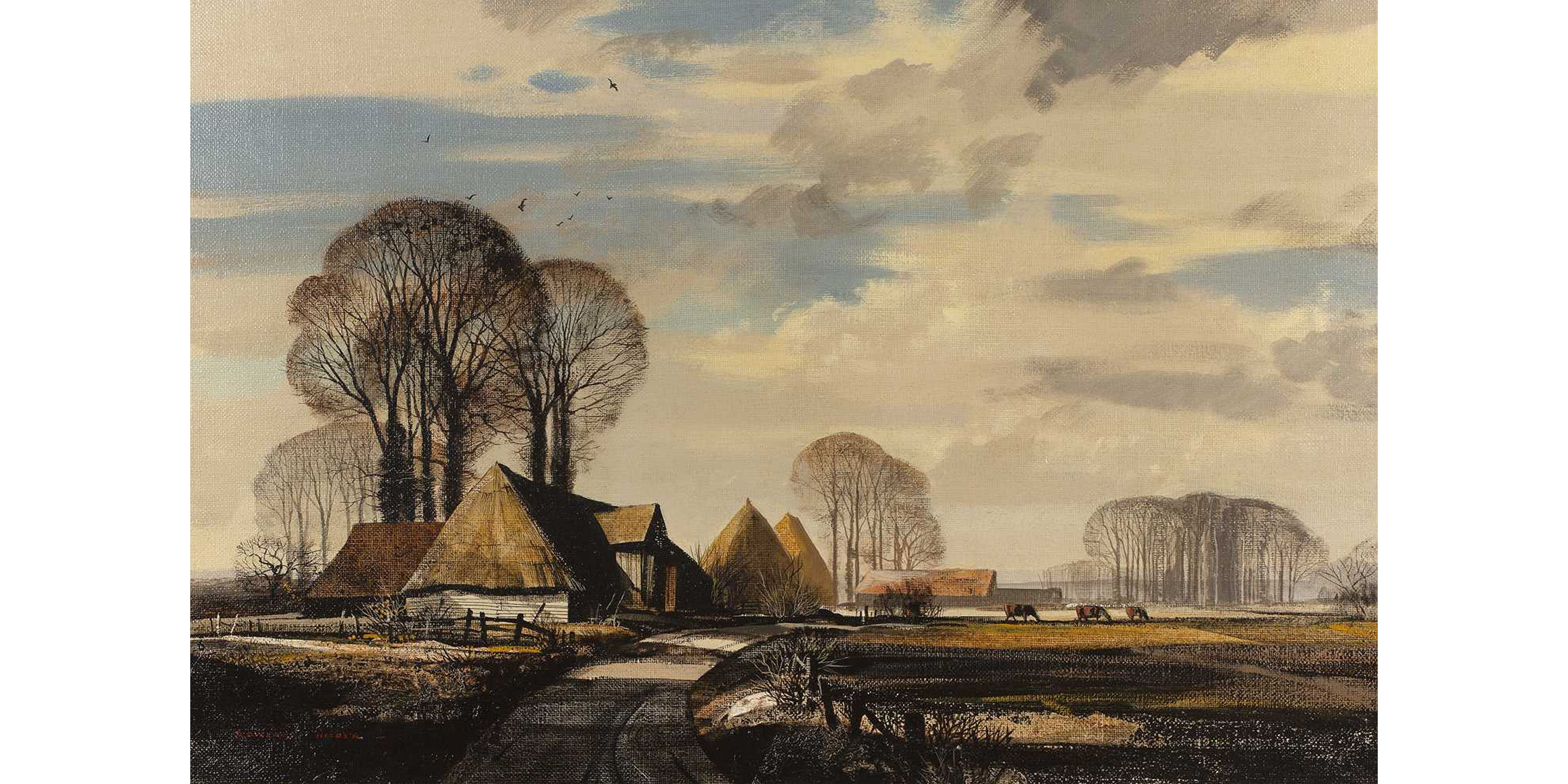 Roland Hilder Oil Painting is Top Performer at Mallams’ Modern Living Sale