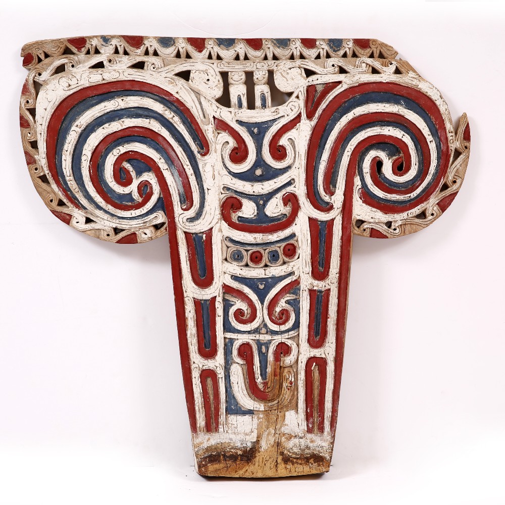 Lot 432 A Massim Papua New Guinea Carved Wooden