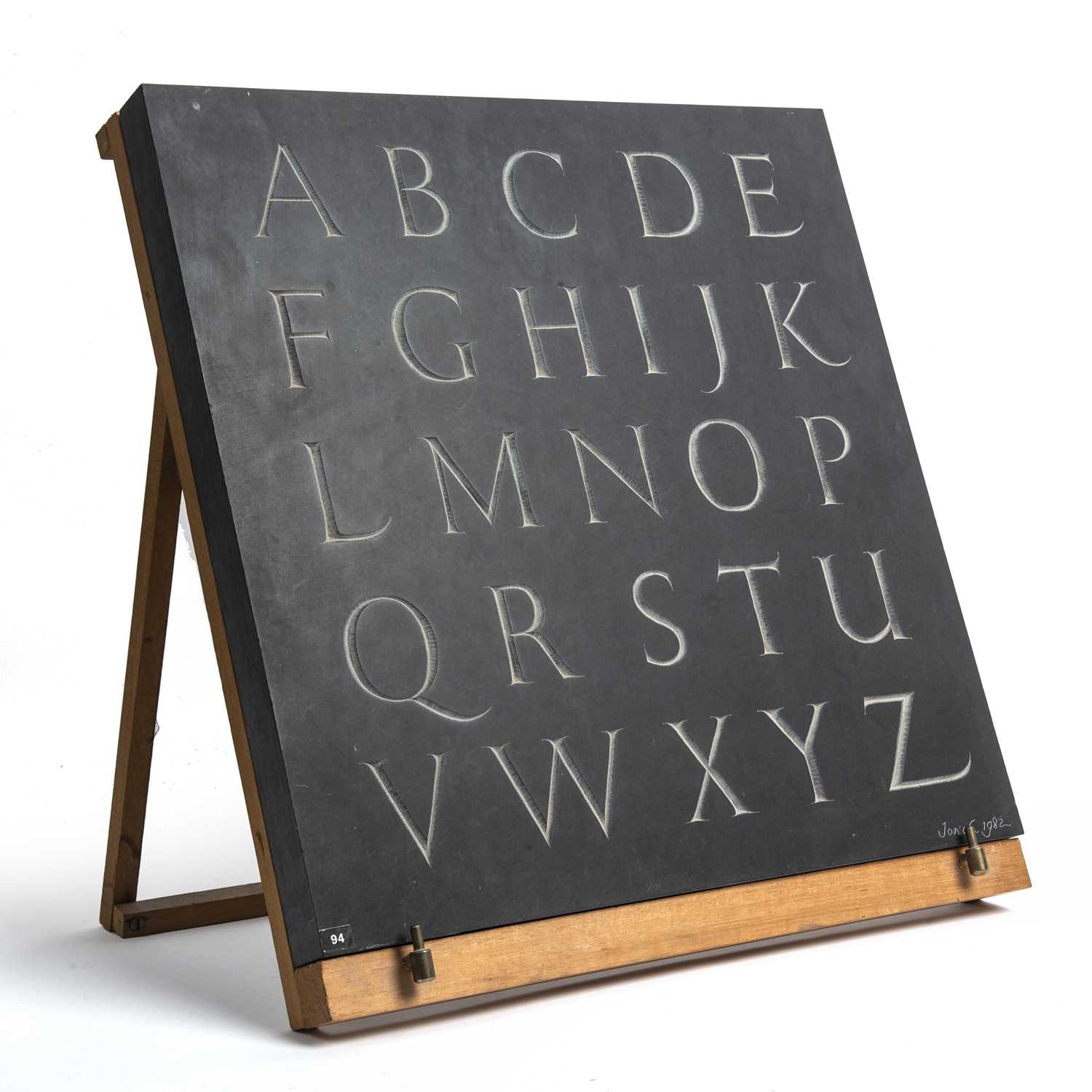 Lot 132 - Jonah Jones (1919-2004) Alphabet Lettering