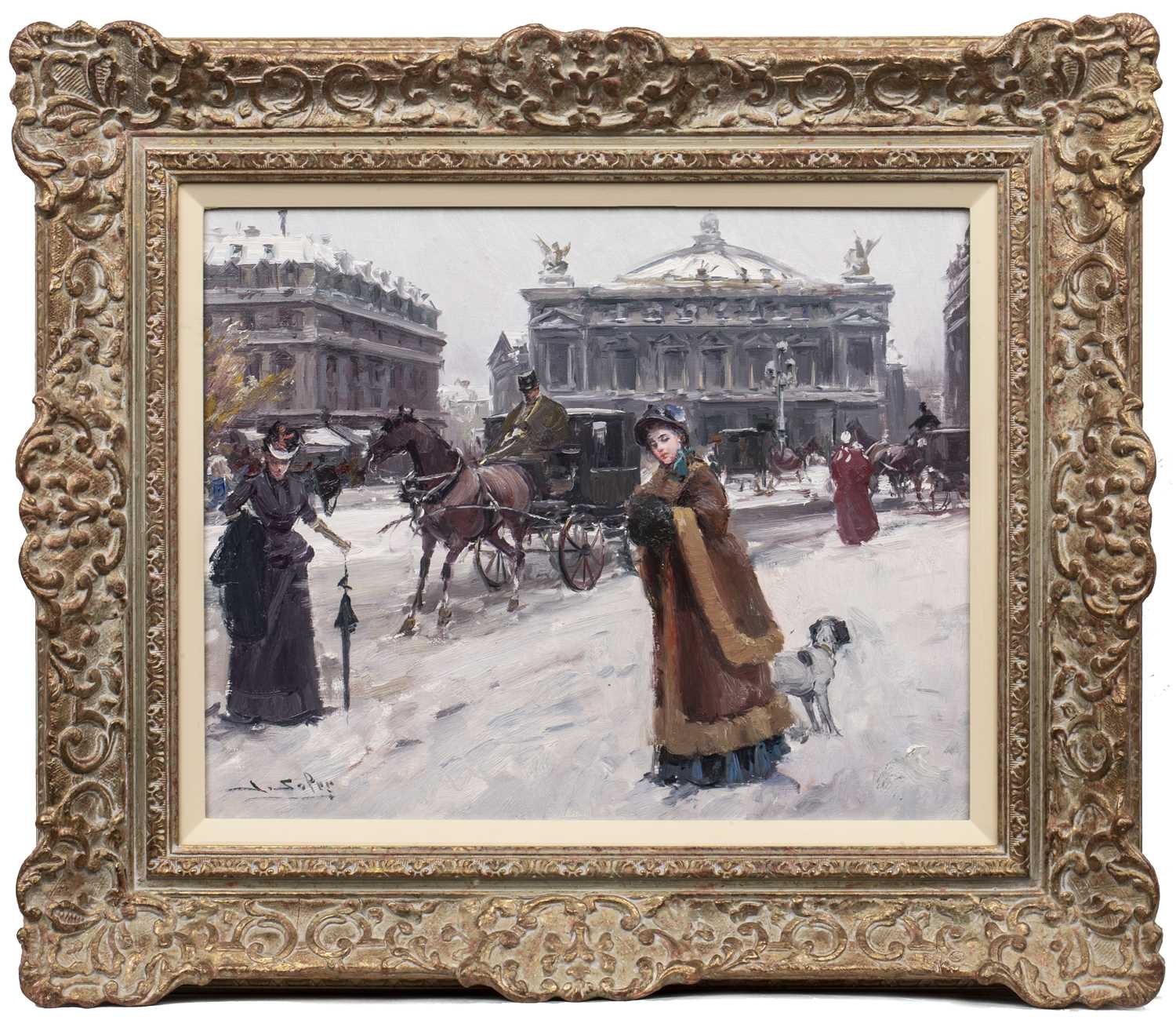 Lot 315 - Juan Soler (20th century) The Palais Garnier,