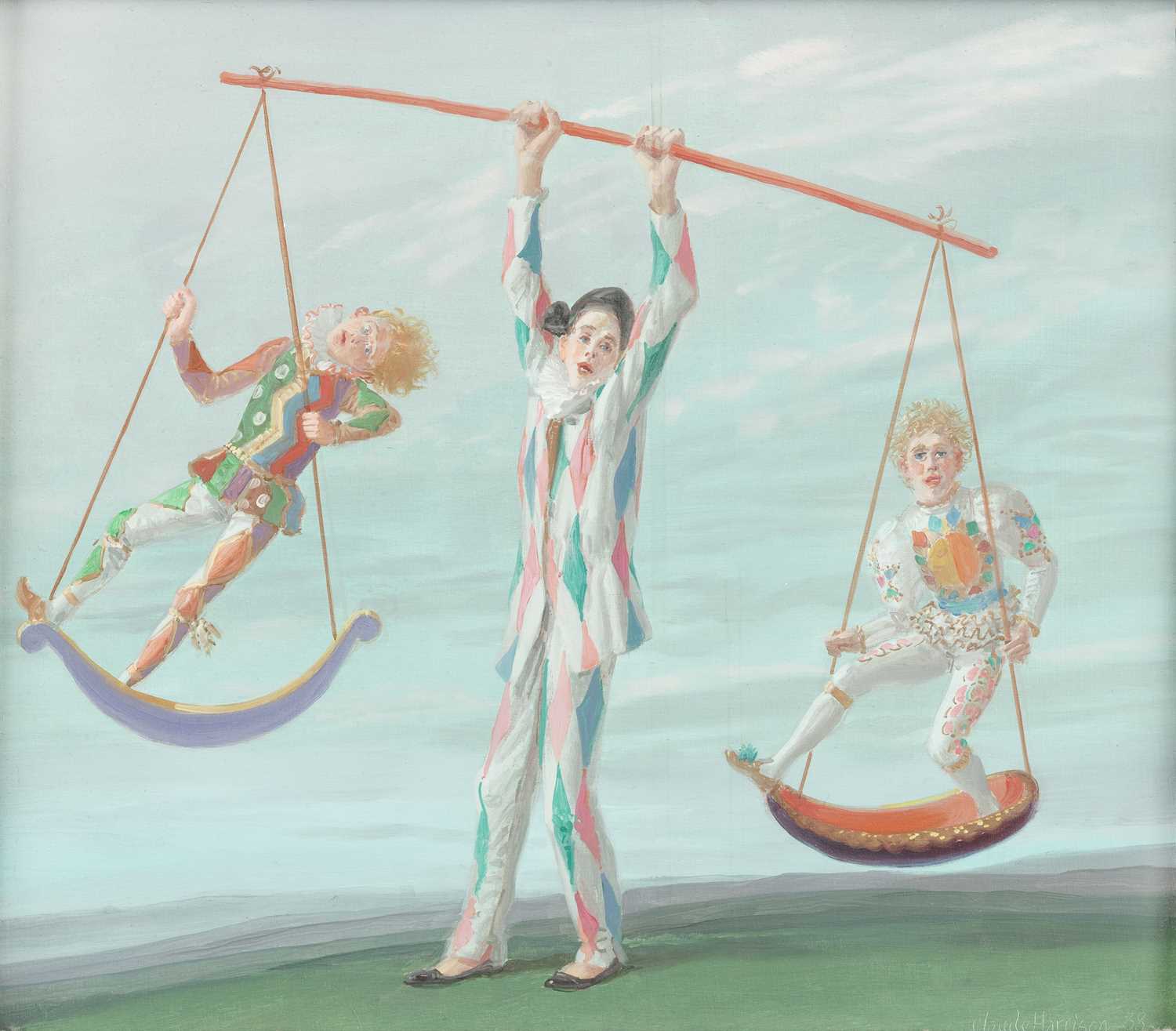 Lot 211 - Claude Harrison (1922-2009) Libra, 1988