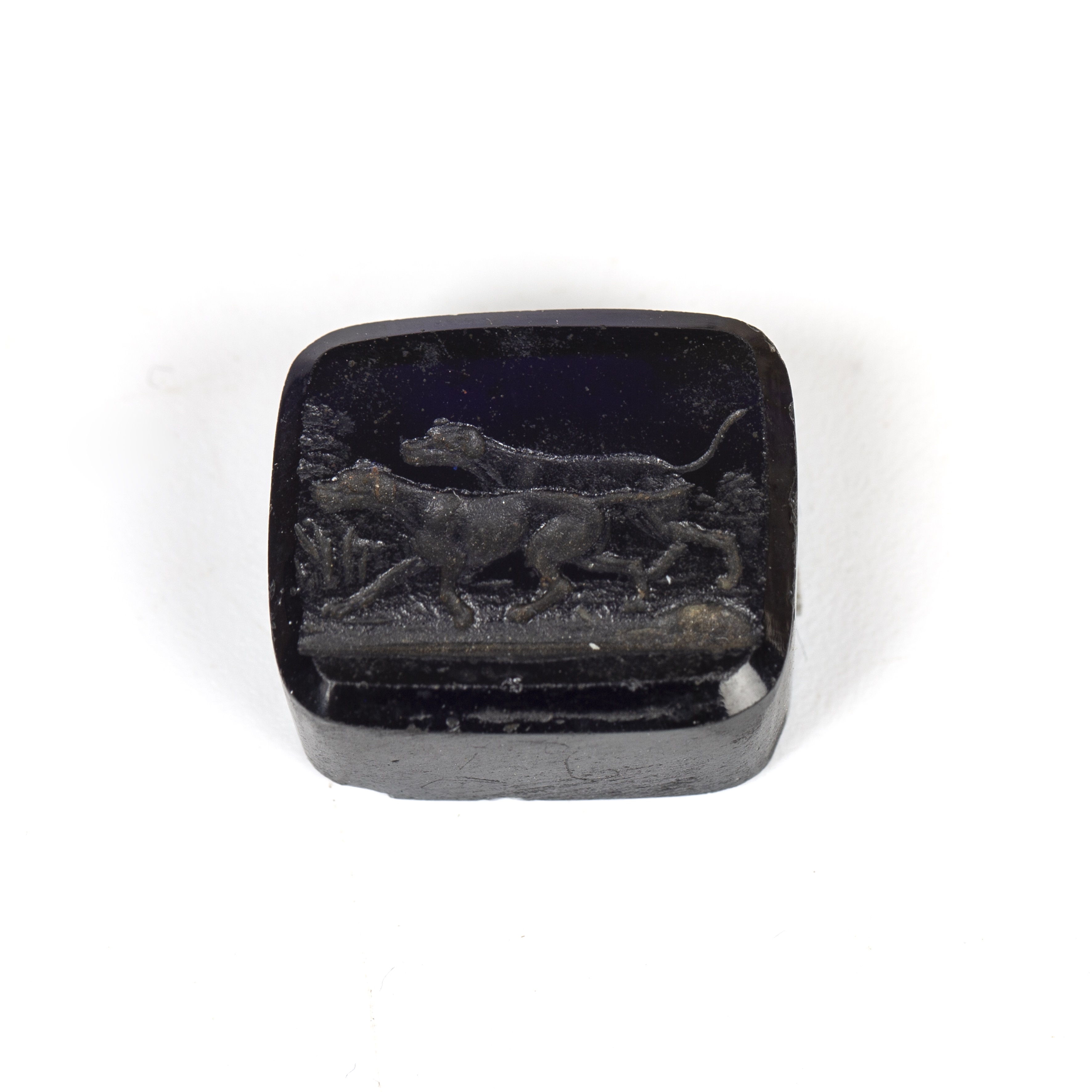Lot 340 - A mid 18th century agate ware white metal