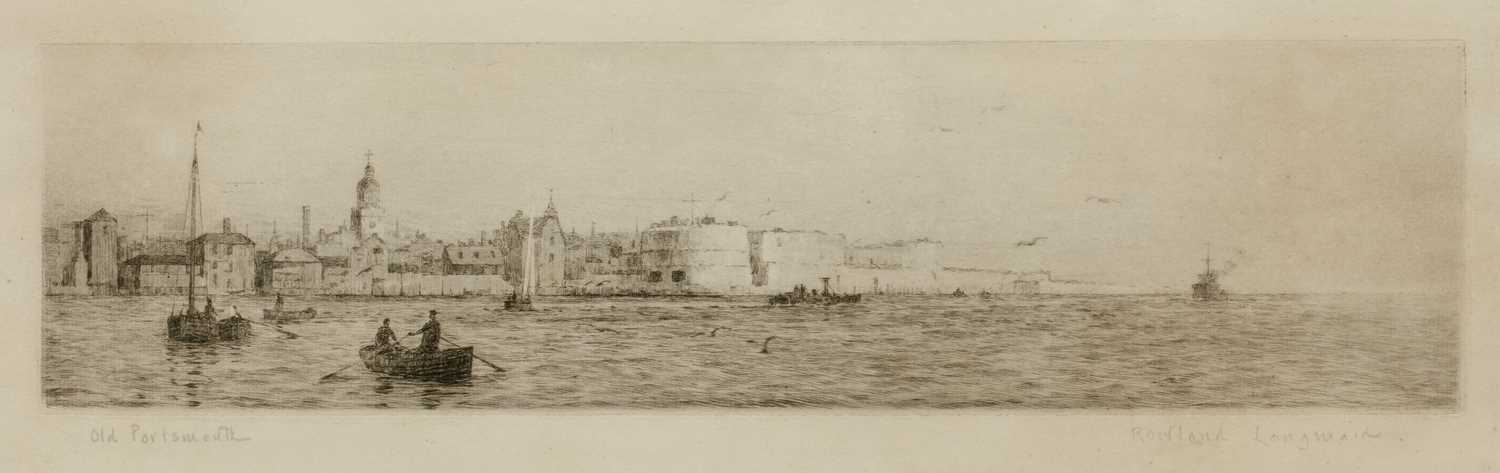 Lot 22 - Rowland Langmaid (1897-1956) 'Old Portsmouth',