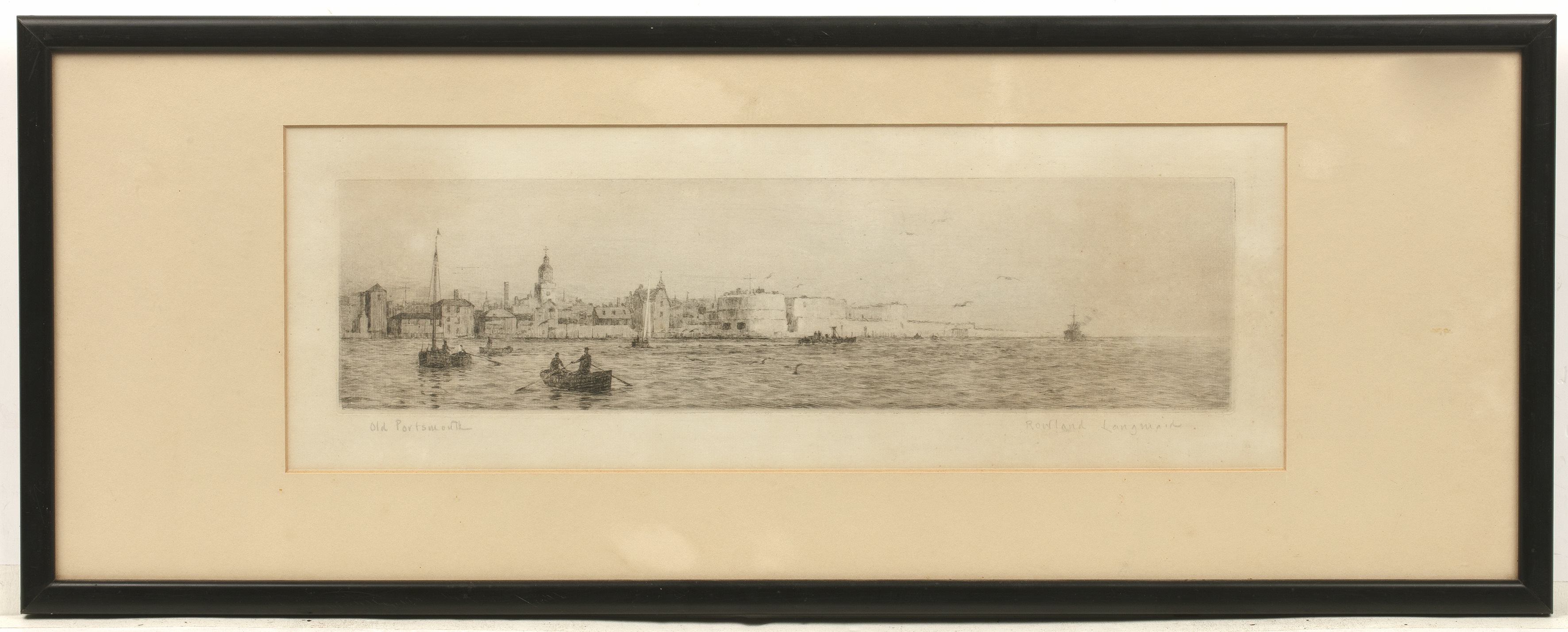 Lot 22 - Rowland Langmaid (1897-1956) 'Old Portsmouth',