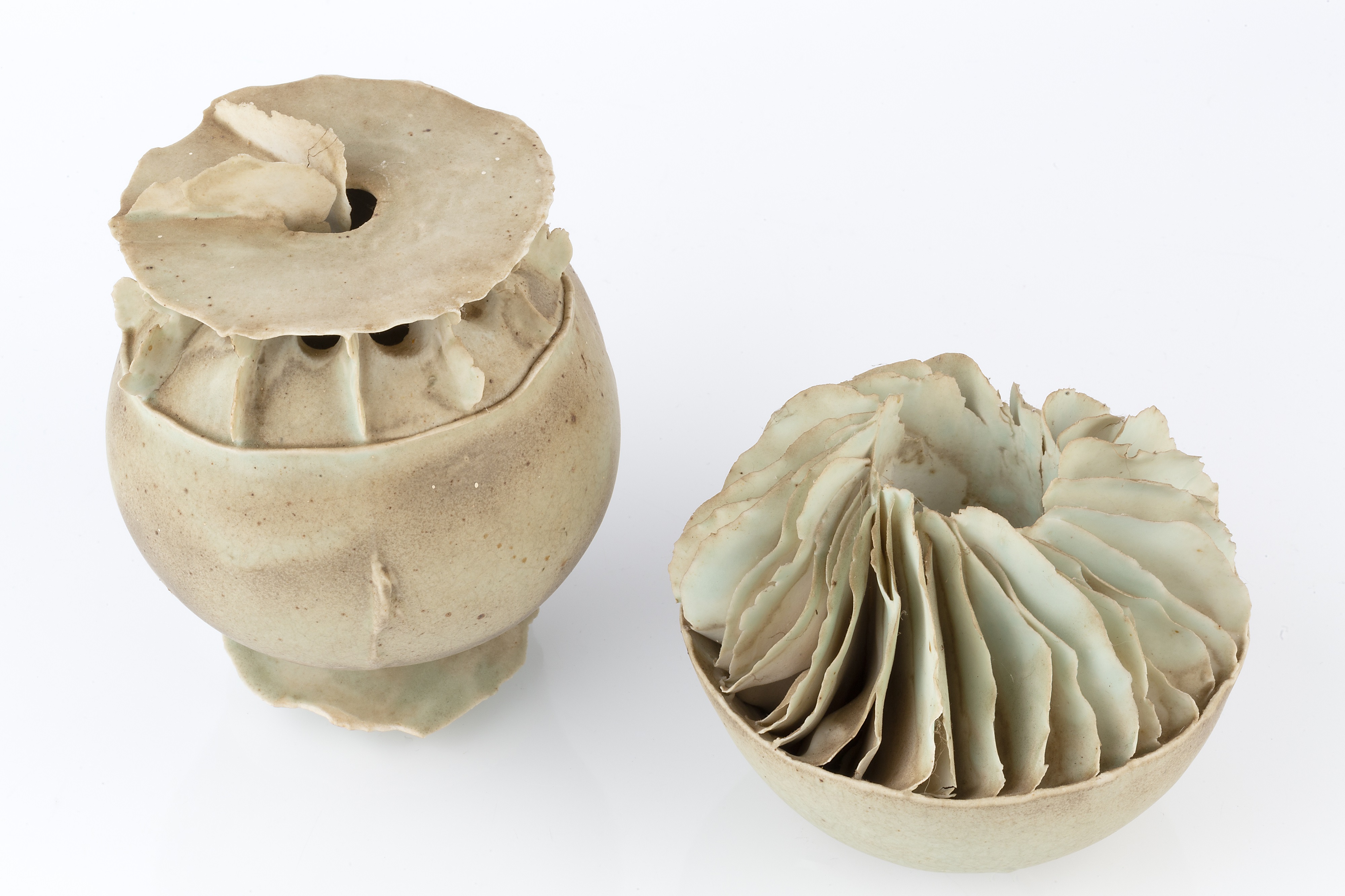Lot 553 - Peter Simpson (b.1943) Two vessels with