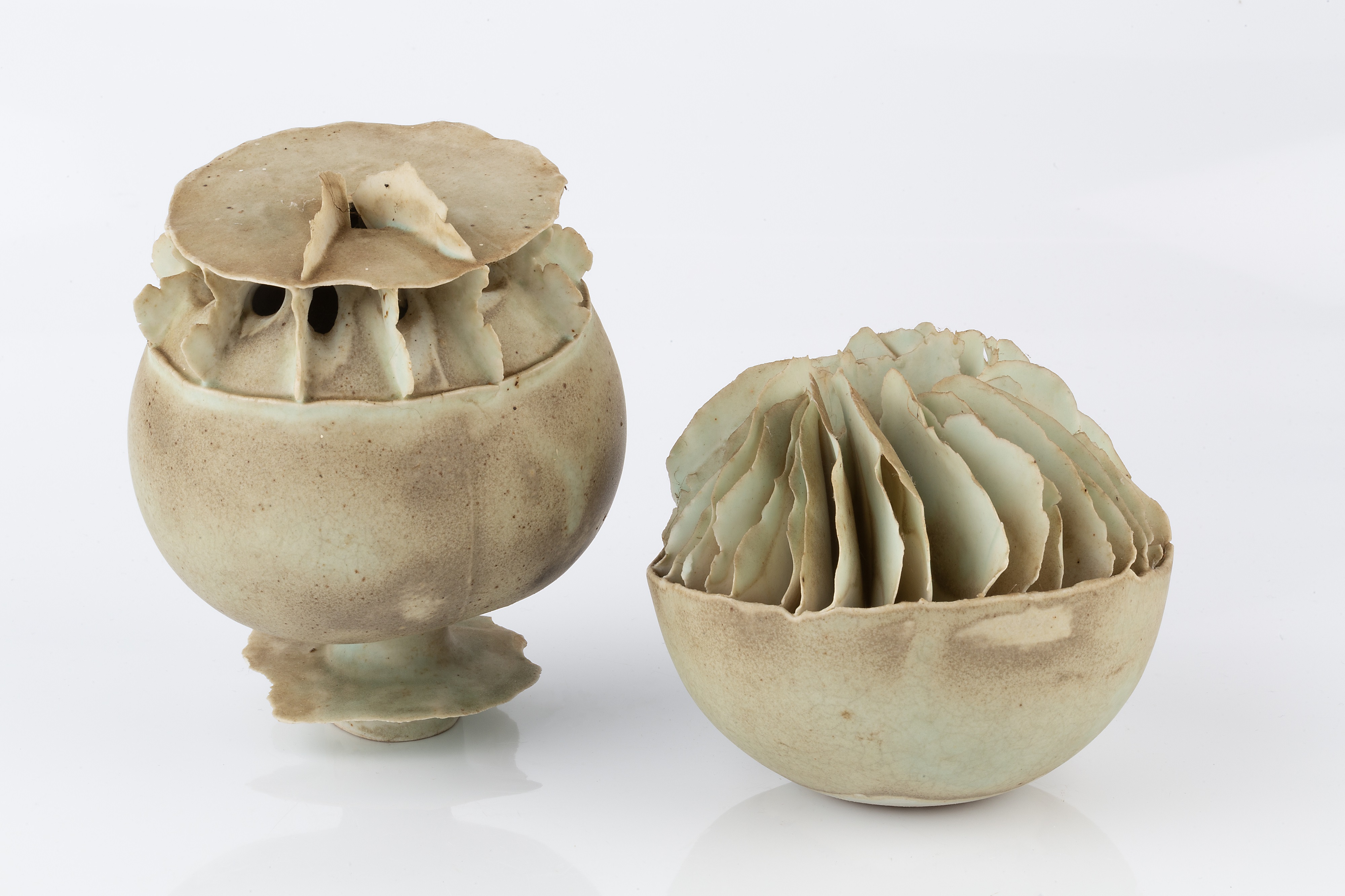 Lot 553 - Peter Simpson (b.1943) Two vessels with