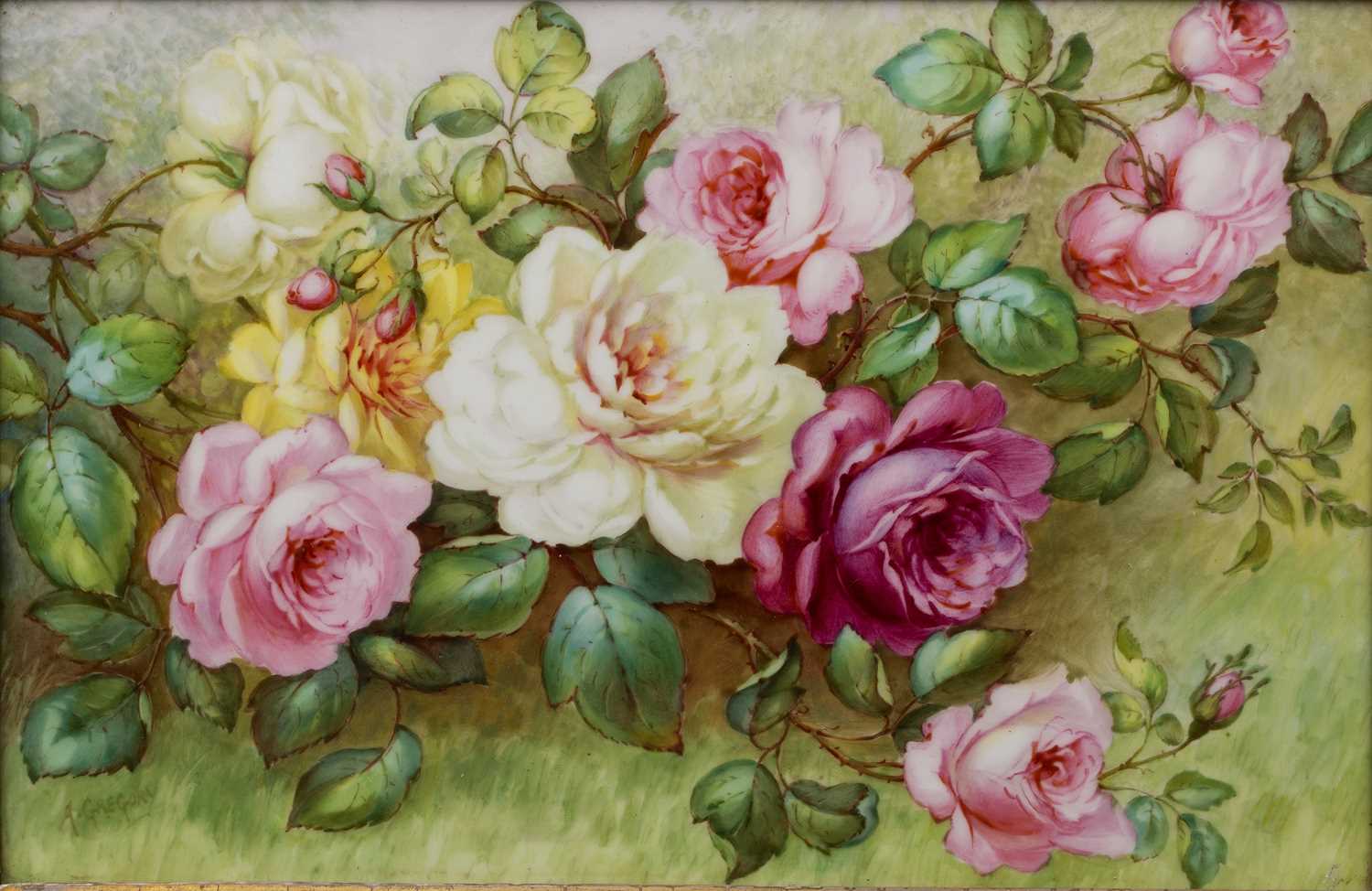 Lot 163 - Albert Gregory (Derby Porcelain interest)