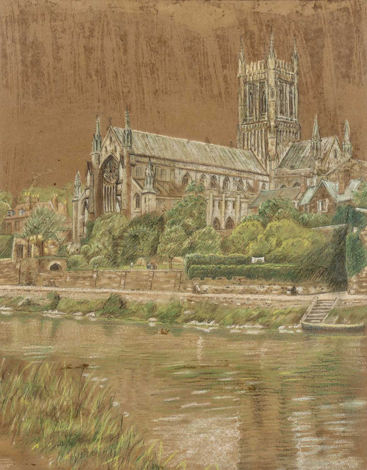 Lot 406 - Theodore Earl Butler (1861-1936) A cathedral