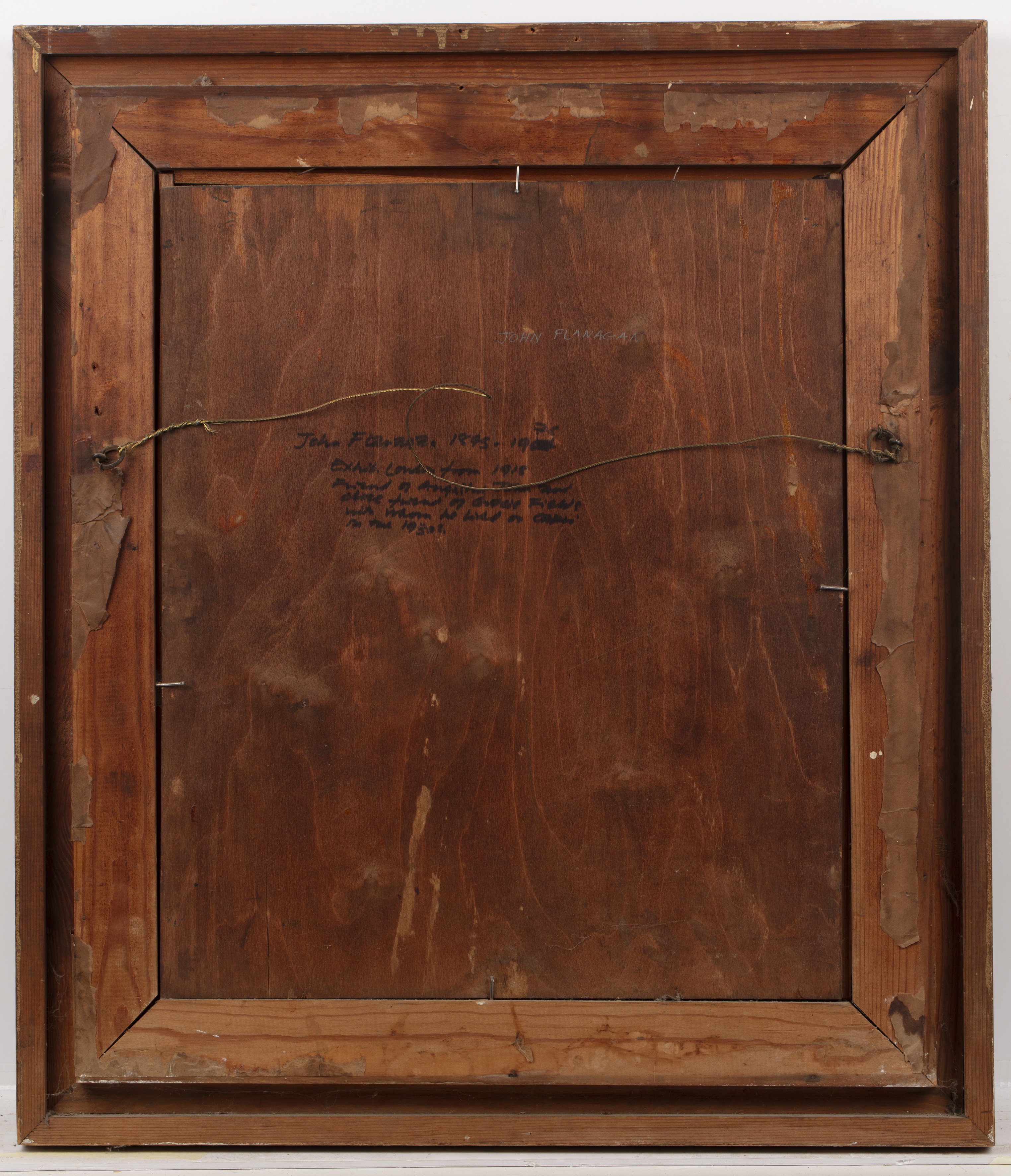 Lot 306 - John Flanagan (1895-1976) Portrait of a lady,