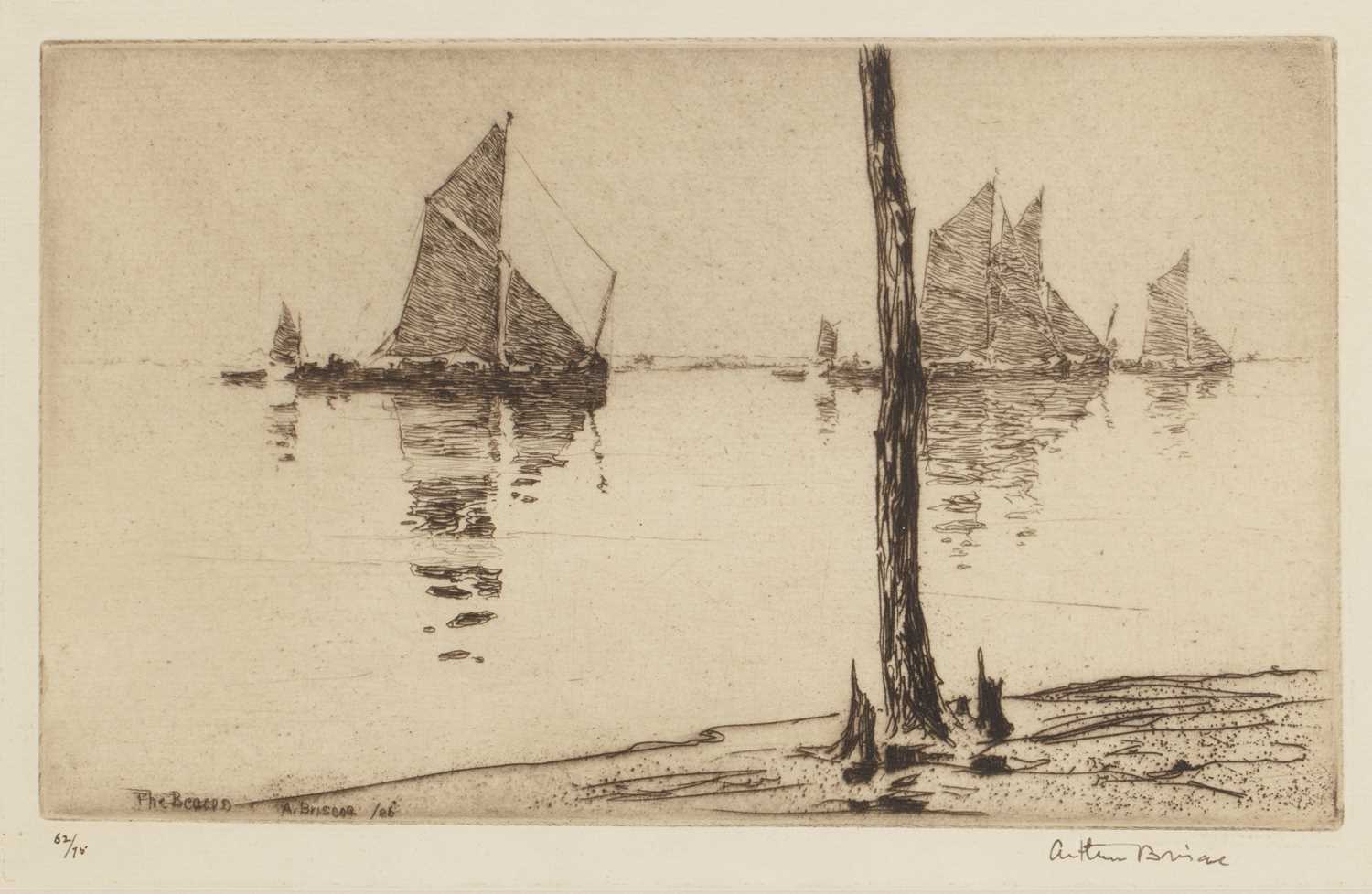 Lot 63 - Arthur Briscoe (1873-1943) The Beacon, signed