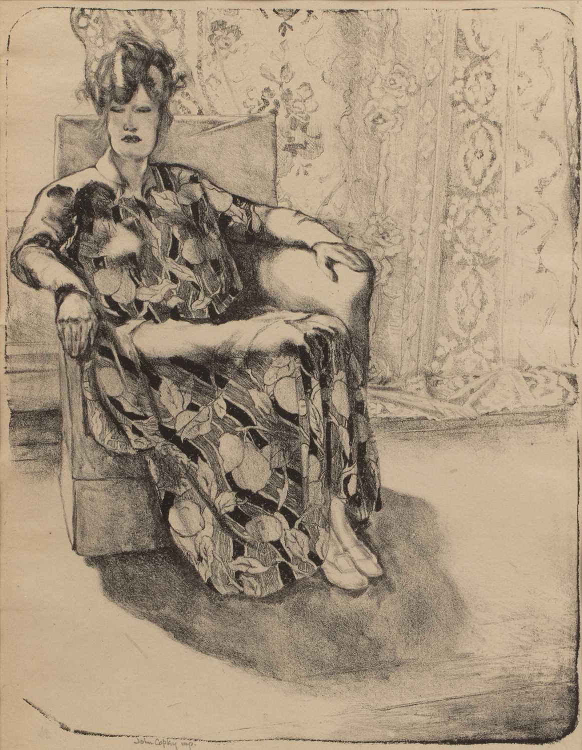 Lot 59 - John Copley (1875-1950) 'The Horse Rake',