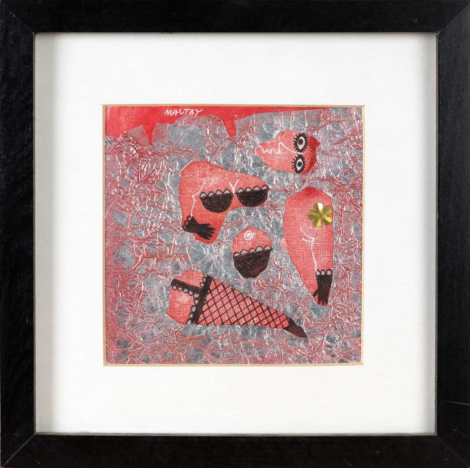 Lot 614 - John Maltby (1936-2020) Lady in Black signed