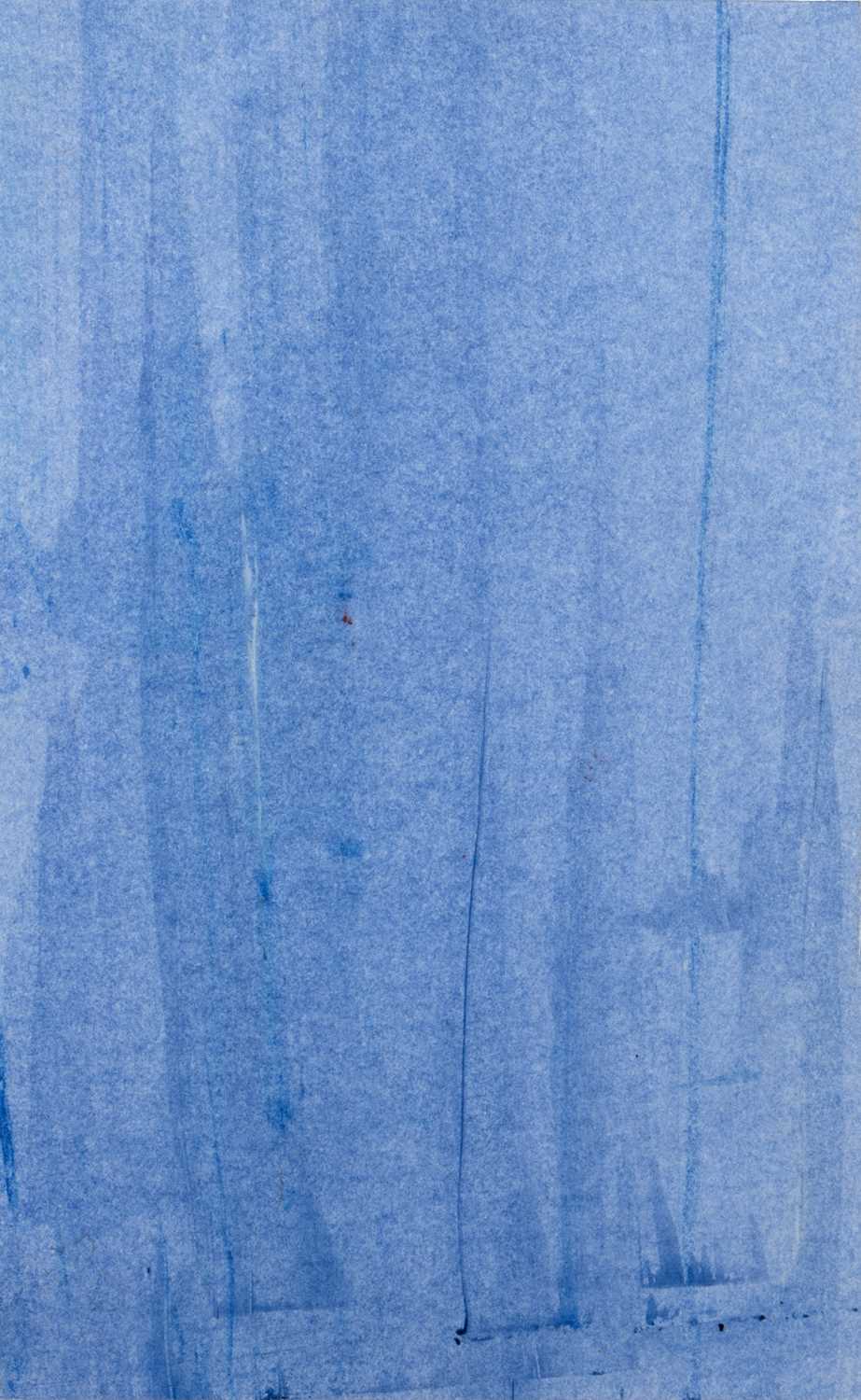 Lot 260 - Ron Russell (1923-1994) Blue abstract signed